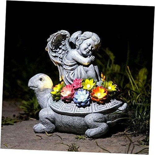 Solar Garden Statues,Garden Sculptures & Statues,Outdoor Turtle and ...