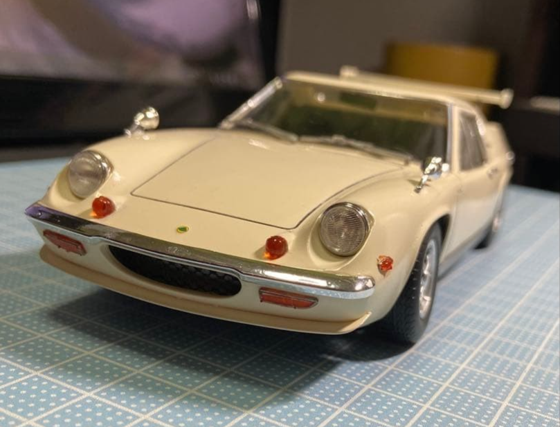 Lotus Europe Special Ivoly Painted Built 1:24 Car Fujimi Model Kit ...