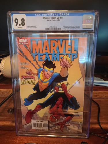 2006 MARVEL TEAM UP #14 INVINCIBLE COMIC BOOK CGC GRADED 9.8 ROBERT ...