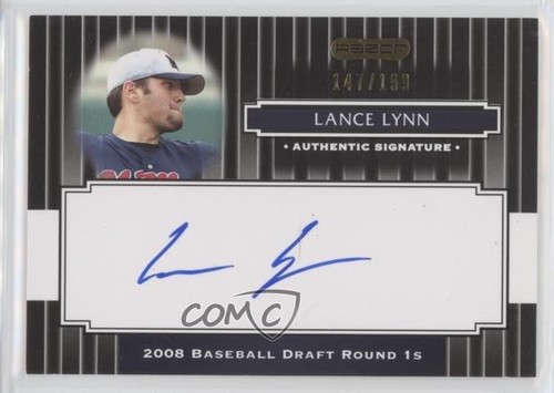 2008 Razor Signature Series Black /199 Lance Lynn #181 Auto | eBay
