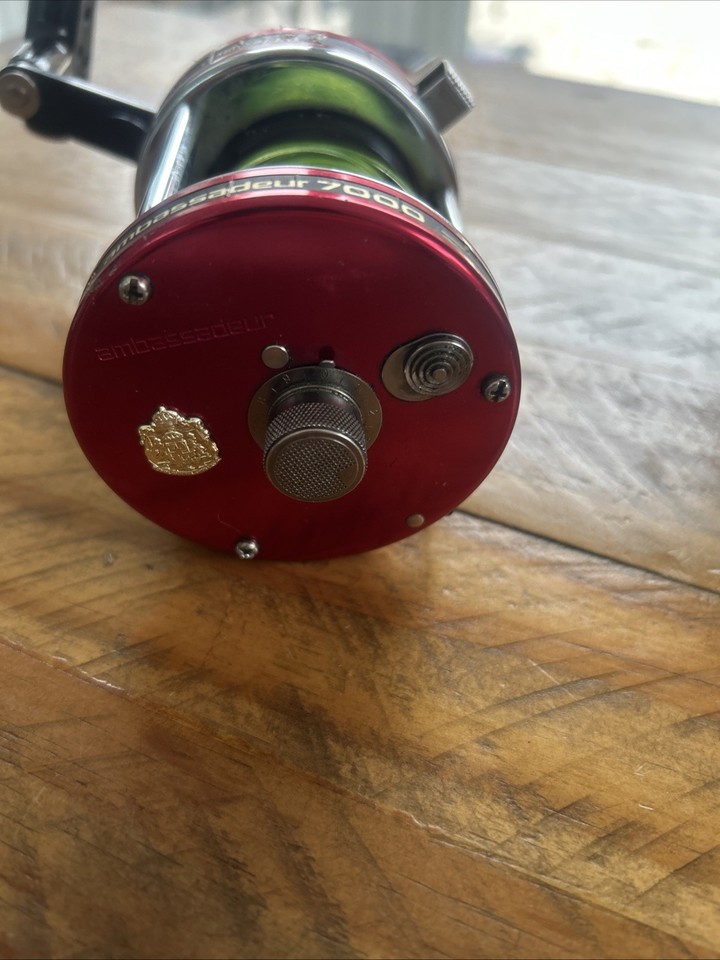 Abu Ambassadeur 7000 Red Multiplier Fishing Reel | eBay UK