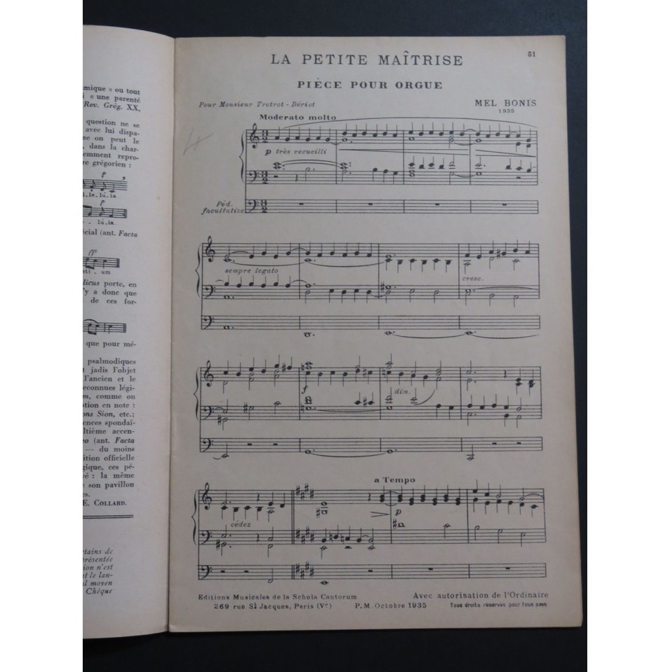 The Little Master No 269 Bonis Gay Dauge Carpenter Organ 1935 | eBay UK