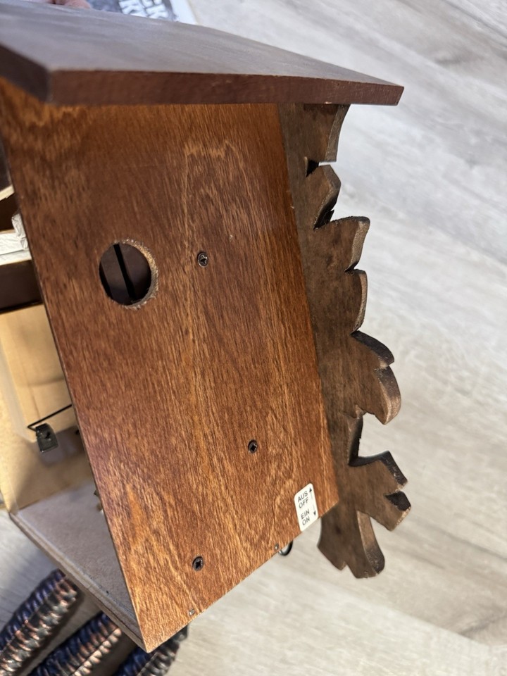 Vintage Black Forest Cuckoo Clock, Hand Crafted, Spinning Dancers ...