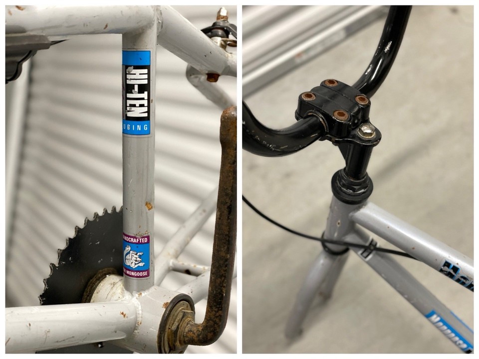 Vintage Mongoose M-1 Bmx Frame Set - Late 1980s Steel Looptail - Project Bike | eBay