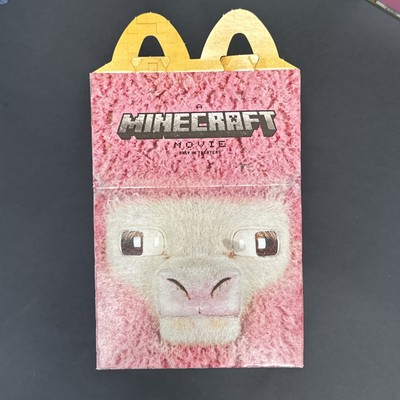 Mcdonalds Minecraft Movie Sheep Empty Box Happy Meal 2025 Collector ...