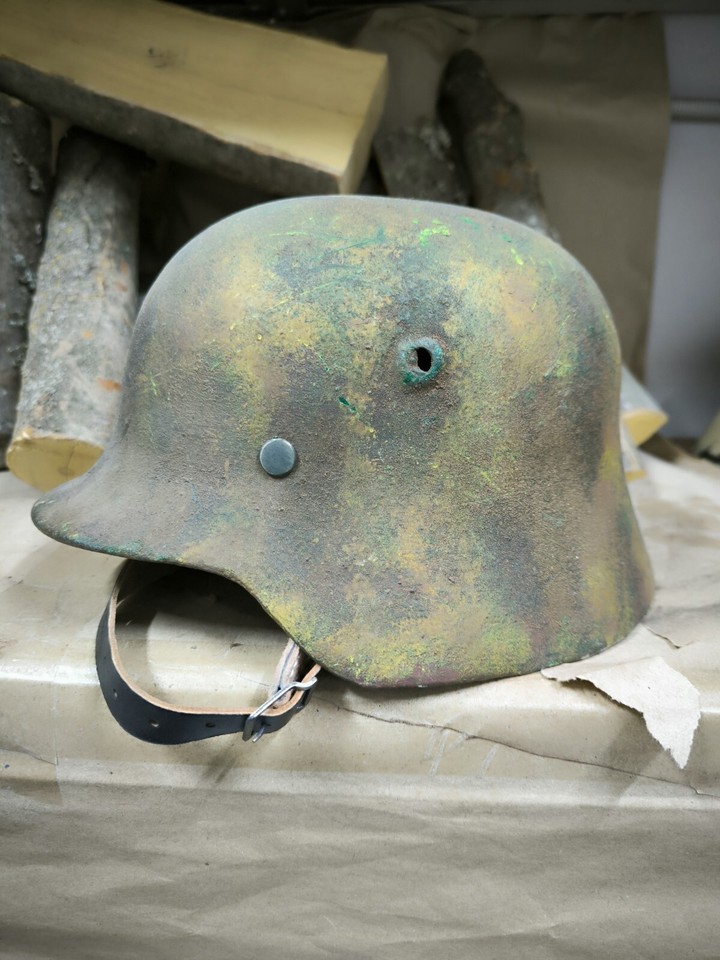 WW2 M40 German Helmet WWII M 40. Combat helmet size 64 Free Shipping | eBay