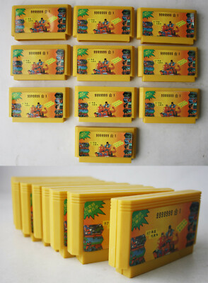 10X RARE VINTAGE 90'S FAMICLONE CONSOLE TV VIDEO GAME CARTRIDGE NEW NOS ...