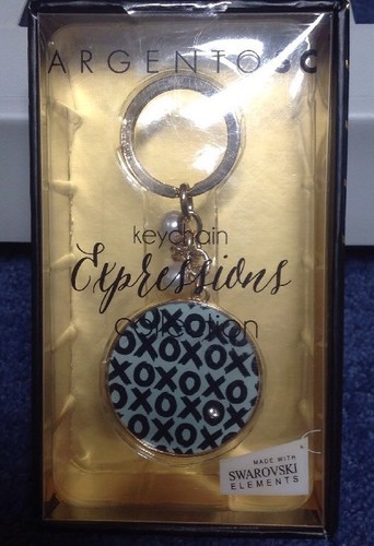 ARGENTO XOXO KEY CHAIN W/ SWAROVSKI CRYSTAL ELEMENTS EXPRESSIONS ...