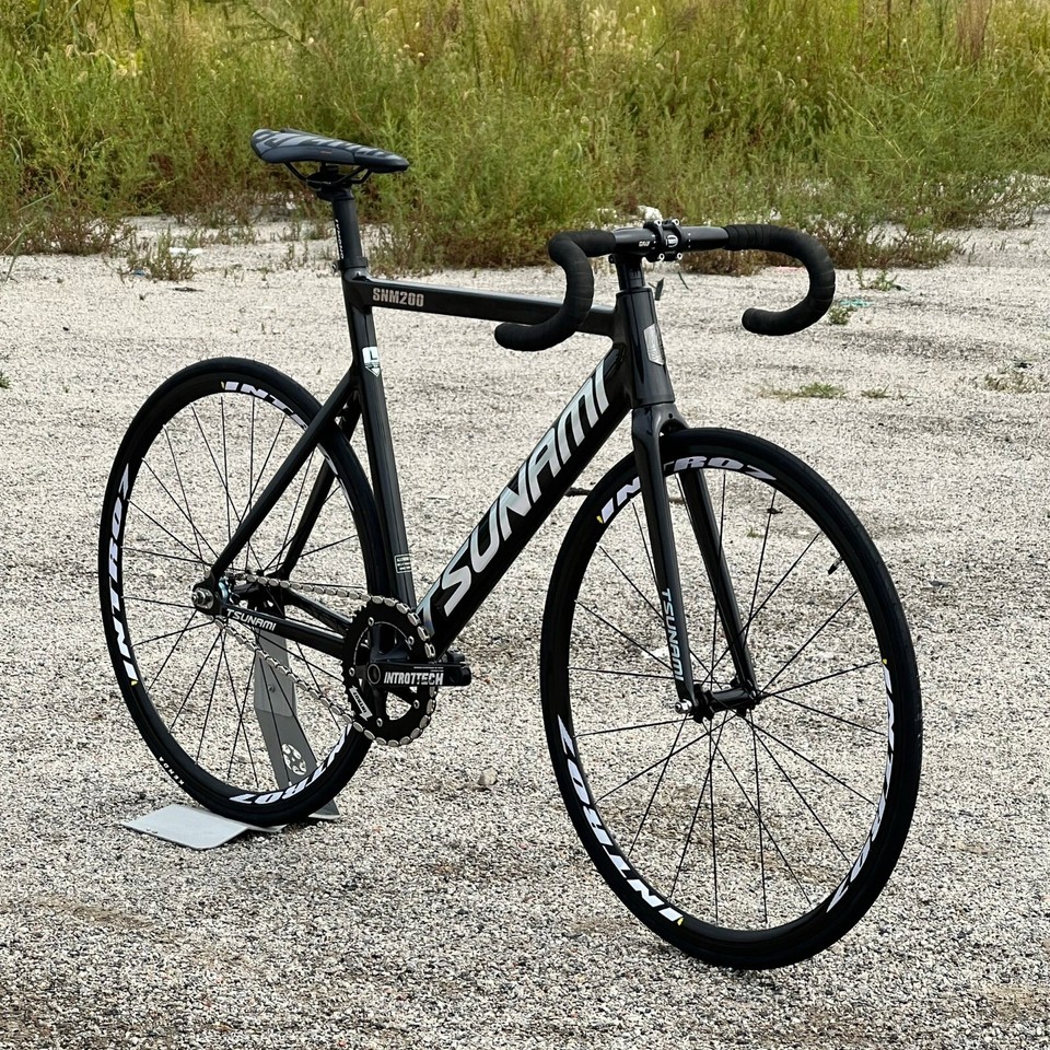 Fixed Gear Bike Tisunami 200 Aluminum Alloy Fixie SNM200 Frame Color ...