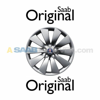 SAAB 18" ALLOY WHEEL 9-3 GENUINE OEM BRAND NEW - RARE - 60000003 ALU 90 ...