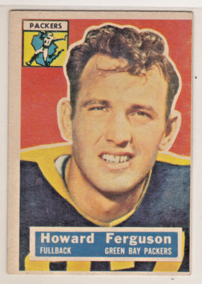 1956 Topps Football Howard Ferguson PACKERS #31 Card | eBay