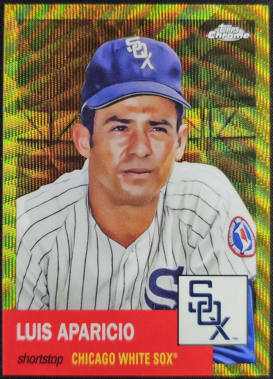 2022 Topps Chrome Platinum Anniversary - Luis Aparicio #301 Gold Wave ...