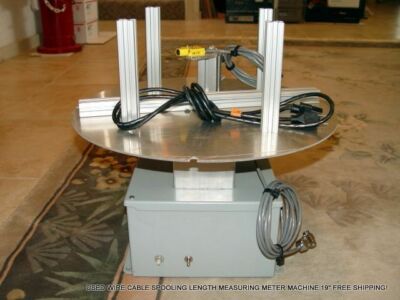 WIRE CABLE SPOOLING LENGTH MEASURING METER MACHINE NO SOFTWARE FREE ...