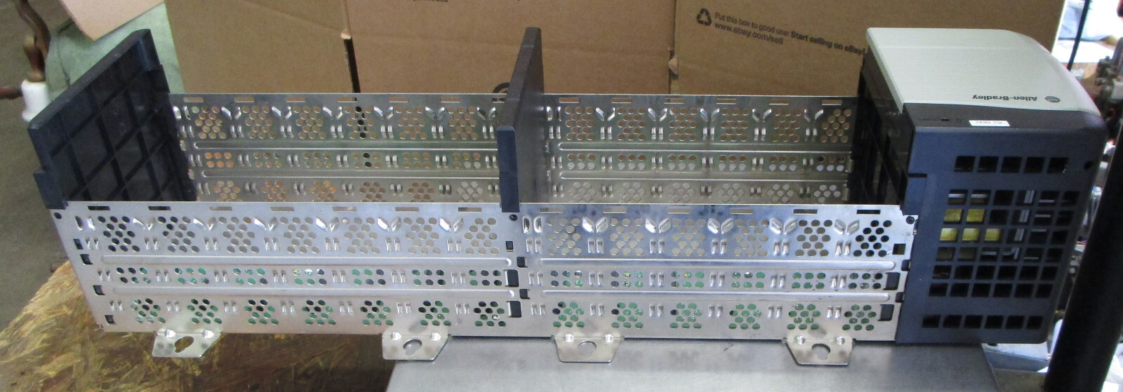 ALLEN BRADLEY 1756-PA75/B SER B POWER SUPPLY w/13-SLOT RACK 1756-A13 /B ...