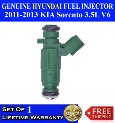 Genuine Hyundai OEM SINGLE Fuel Injector For 2011-2013 KIA Sorento 3.5L ...