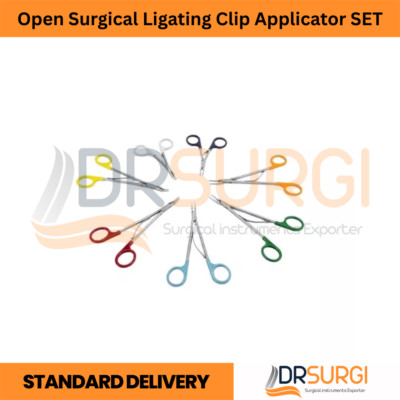 Open Surgical Ligating Clip Applicator SET | eBay