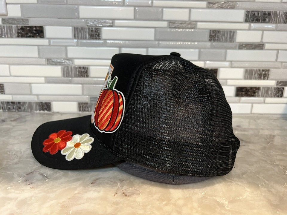 Pumpkin Patch Junk Hat Ball Cap Fall Halloween Hayride | eBay