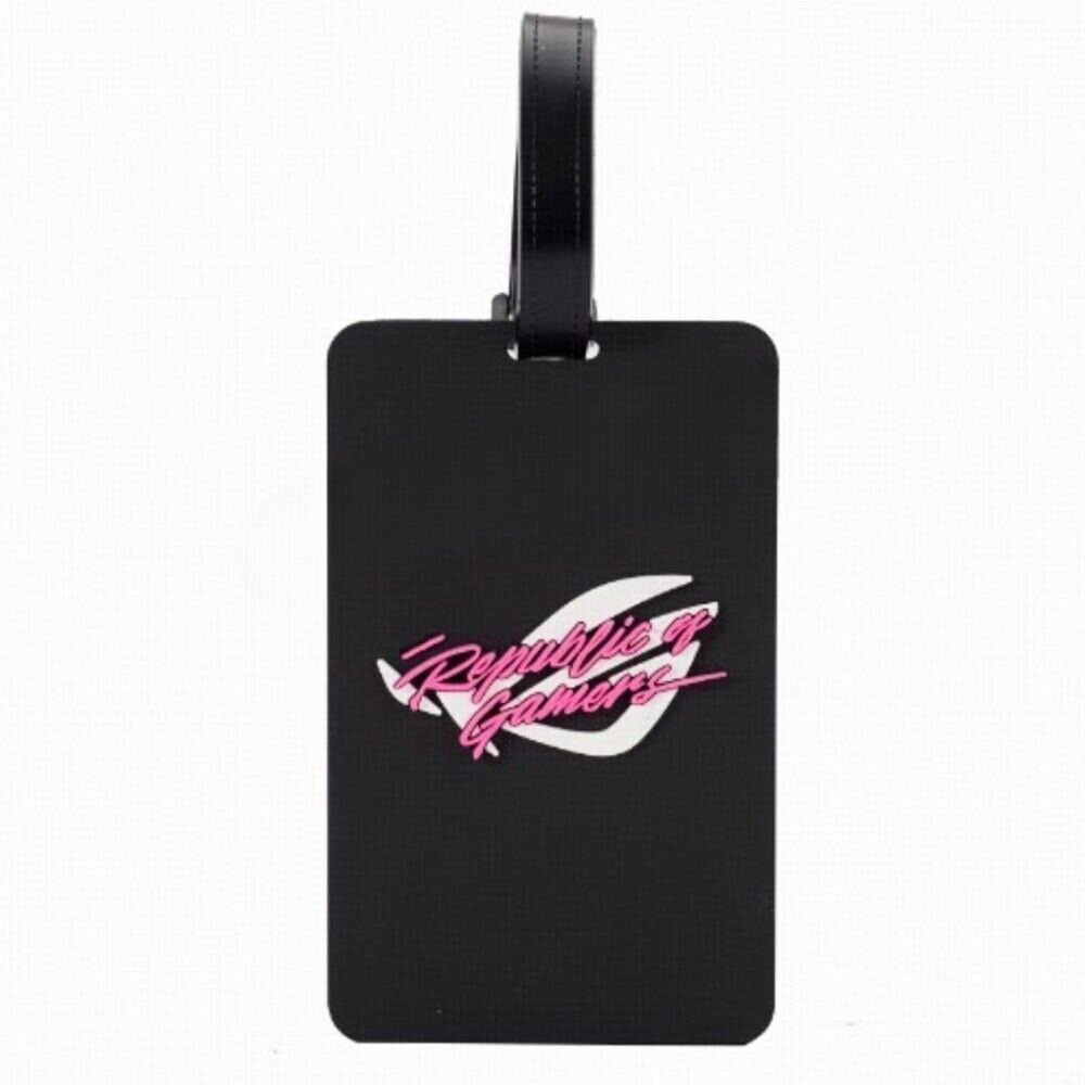ASUS ROG Travel Luggage Tag PVC Suitcase Baggage Bag Name Tel Address ...