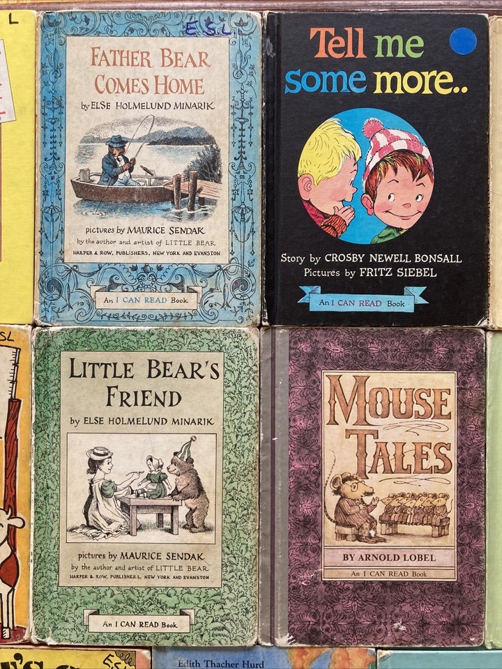Lot of 17 Vintage "I Can Read" 60s 70s + Hardcover Children's Books ...