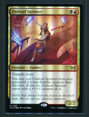 Undead Sprinter - Foil - MTG Magic 2024 Duskmourn NM/M | eBay