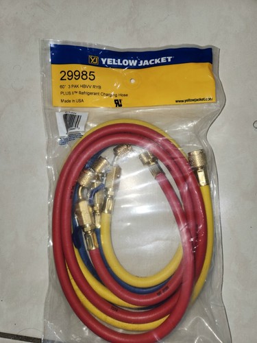 Yellow Jacket 29985 60" 3 PakHBVV RYB Plus Il Refrigerant | eBay