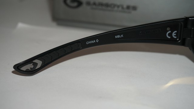 Gargoyles Mens Shifter Wrap Sunglasses Matte Black 141 Mm for sale ...