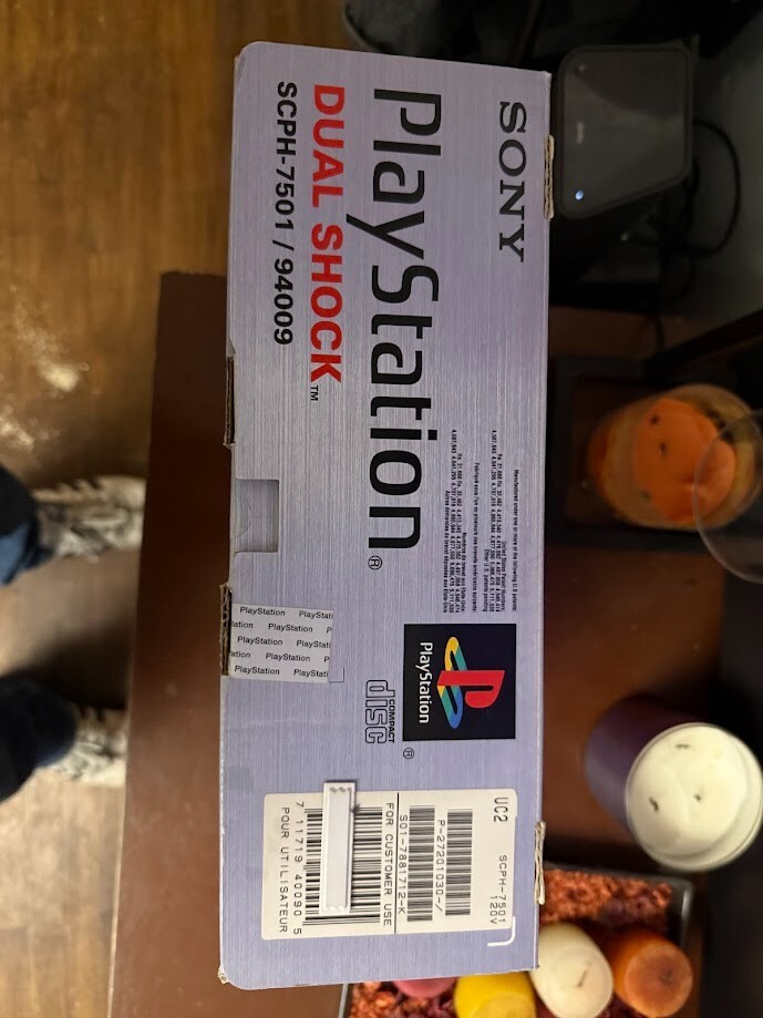 Sony Playstation 1 PS1 Dual Shock Game Console New Excellent Condition ...