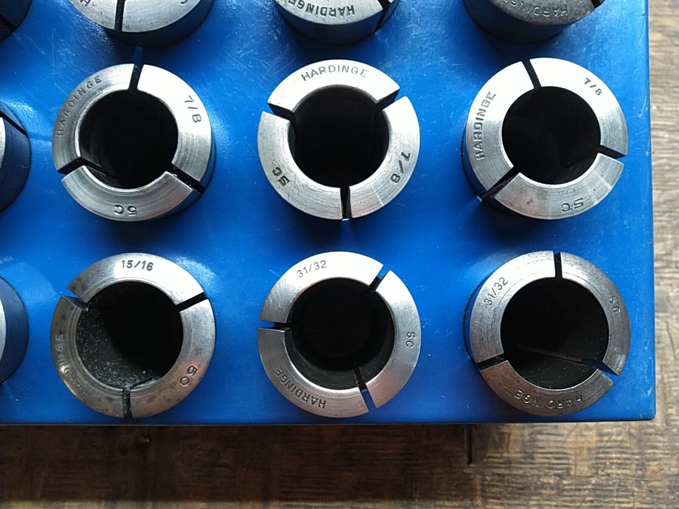 (Each) Hardinge 5c Round Collet Internal and External Threads; Various ...