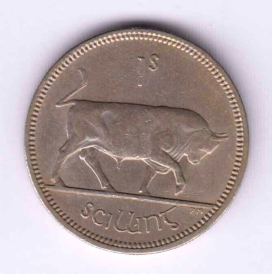 IRELAND EIRE Shilling 1966 Bull (AF756) | eBay