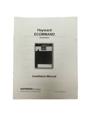 Hayward ECOMMAND Automation Installation Manual | eBay