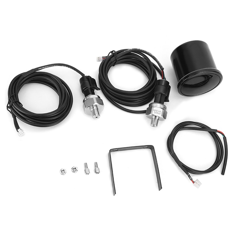 ⁺2inch Car PSI Air Pressure Meter LED Blue Digital Display Boost Gauge ...