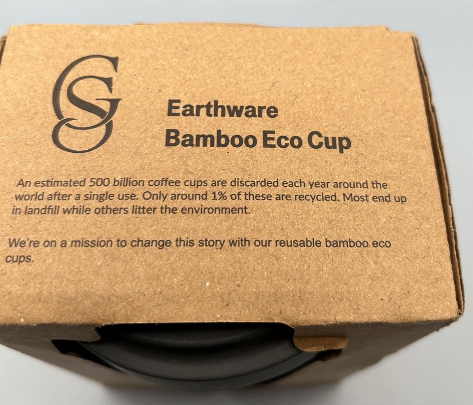 Earthware Bamboo Eco Shumsky Cup Let’s Get Going | eBay