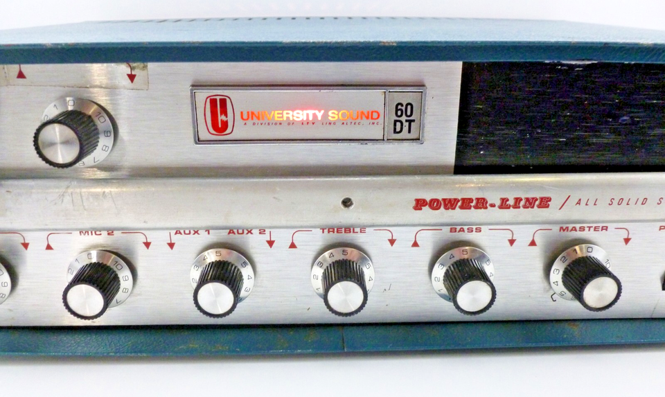 Vintage University Sound 60DT Power Line Amplifier Some Front Damage to ...