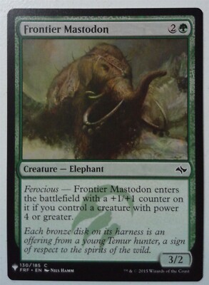 Frontier Mastodon *Common* Magic MtG x1 Mystery Booster | eBay