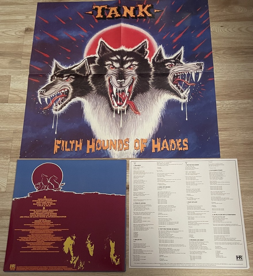 Tank – Filth Hounds Of Hades LP "High Roller Records" "Motorhead ...