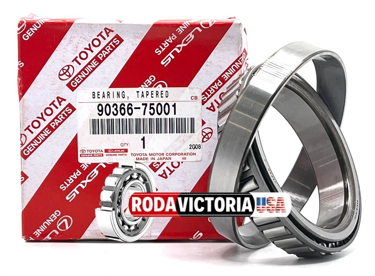 TOYOTA GENUINE 90366-75001 - 75x105x20 mm Toyota Side Bearings 90366 ...
