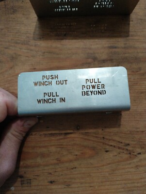 Winch Truck Operating Plate | eBay