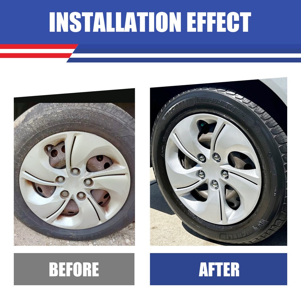 (4 Pack) 15-Inch Hubcaps for 2013-2015 Honda Civic R15 Wheel Rims Cover ...