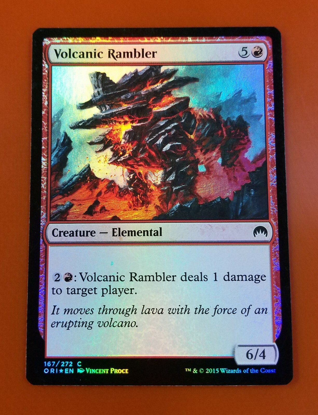 1x Volcanic Rambler | FOIL | Magic Origins | MTG Magic Cards | eBay