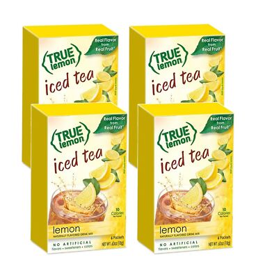 LEMON ICED TEA MIX by TRUE LEMON | Instant Powdered Drink Packets That ...