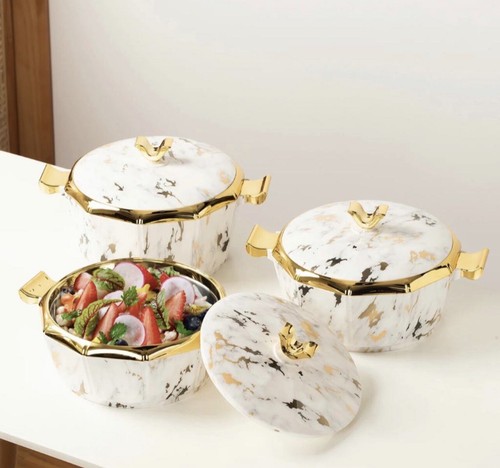 Thermal Food Warmer Container Insulation Hot Pot Casserole Serving Dish ...