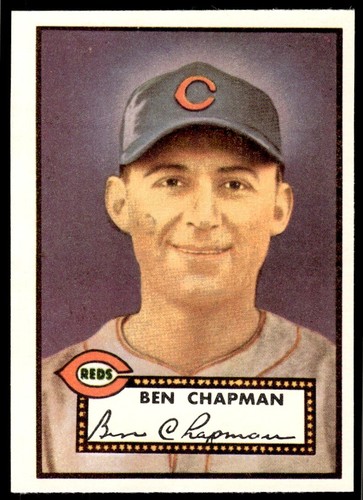 1983 Topps 1952 Reprint Series Ben Chapman Cincinnati Reds #391 | eBay
