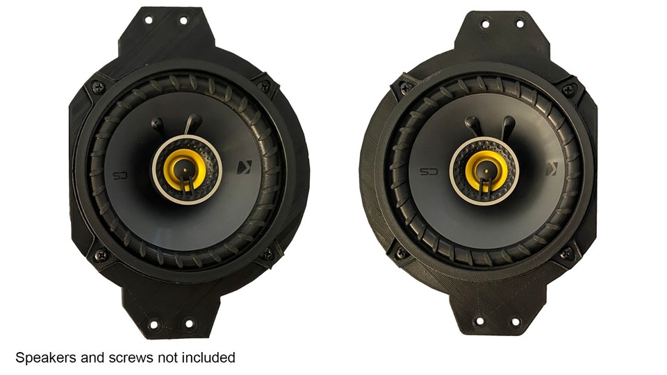 Jeep Wrangler TJ (97-06) Front Dash Speaker Pods for 5.25" Speakers | L ...