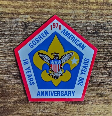Goshen Scout Camps 1976 DC Maryland Virginia NCAC Hexagon Patch Sticker | eBay