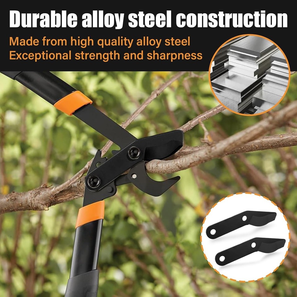 Steel Lopper Replacement Blade for Fiskars 32 Inch Bypass Lopper, 2 PCS ...