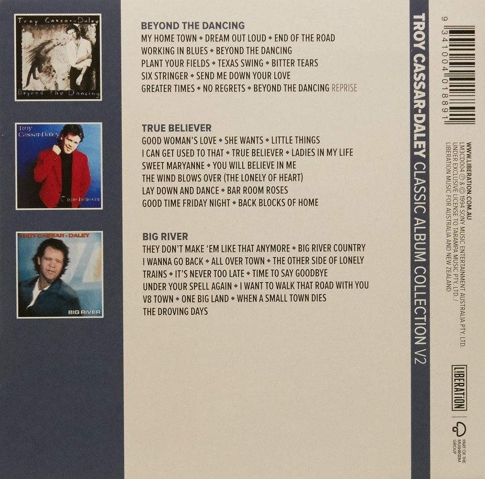 Troy Cassar-Daley Classic Album Collection Vol.2 (CD) | eBay