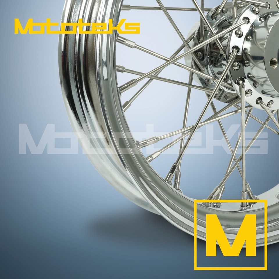 18" 18X4.25 40 SPOKE WHEEL STAINLESS FOR HARLEY SOFTAIL REAR WHEEL RIM ...