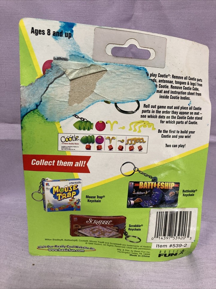 1999 Hasbro Milton Bradley Cootie Key Chain | eBay
