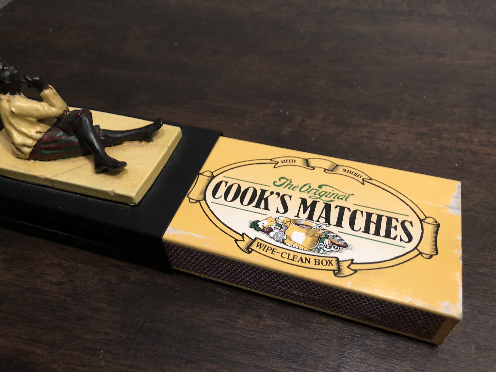 VINTAGE? Black Man On Match Box Original Cooks Matches | eBay