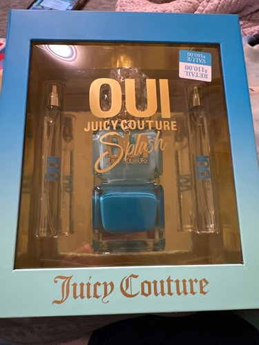 Juicy Couture Oui Splash 3.4oz Gift Set Eau de Parfum + .33oz Purse ...